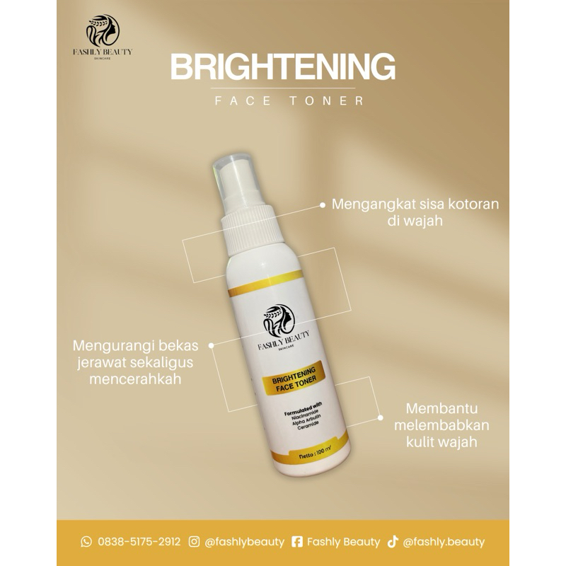 Jual Brightening Face Toner - Fashly Beauty | Shopee Indonesia