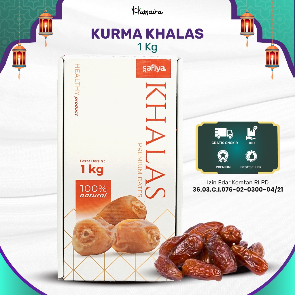 Jual Kurma Khalas 1 Kg Safiya Original Premium Oleh Oleh Haji dan Umroh ...