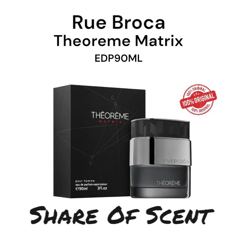 Jual Rue Broca Theoreme Matrix Pour Home 90ml EDP | Shopee Indonesia