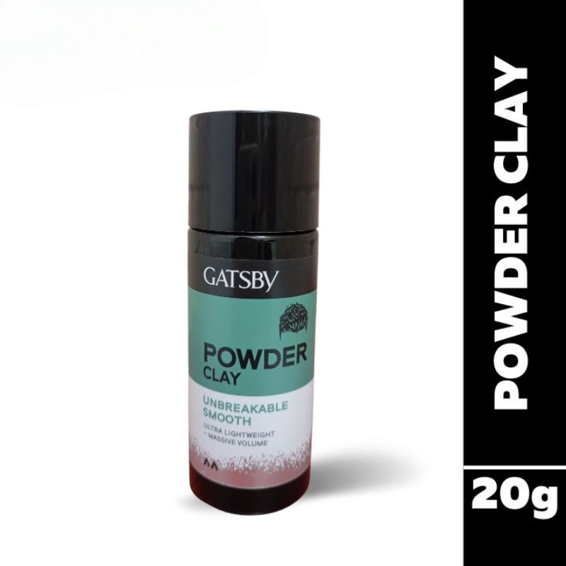 Jual GATSBY Powder Clay Unbreakable Smooth 20GR | Shopee Indonesia