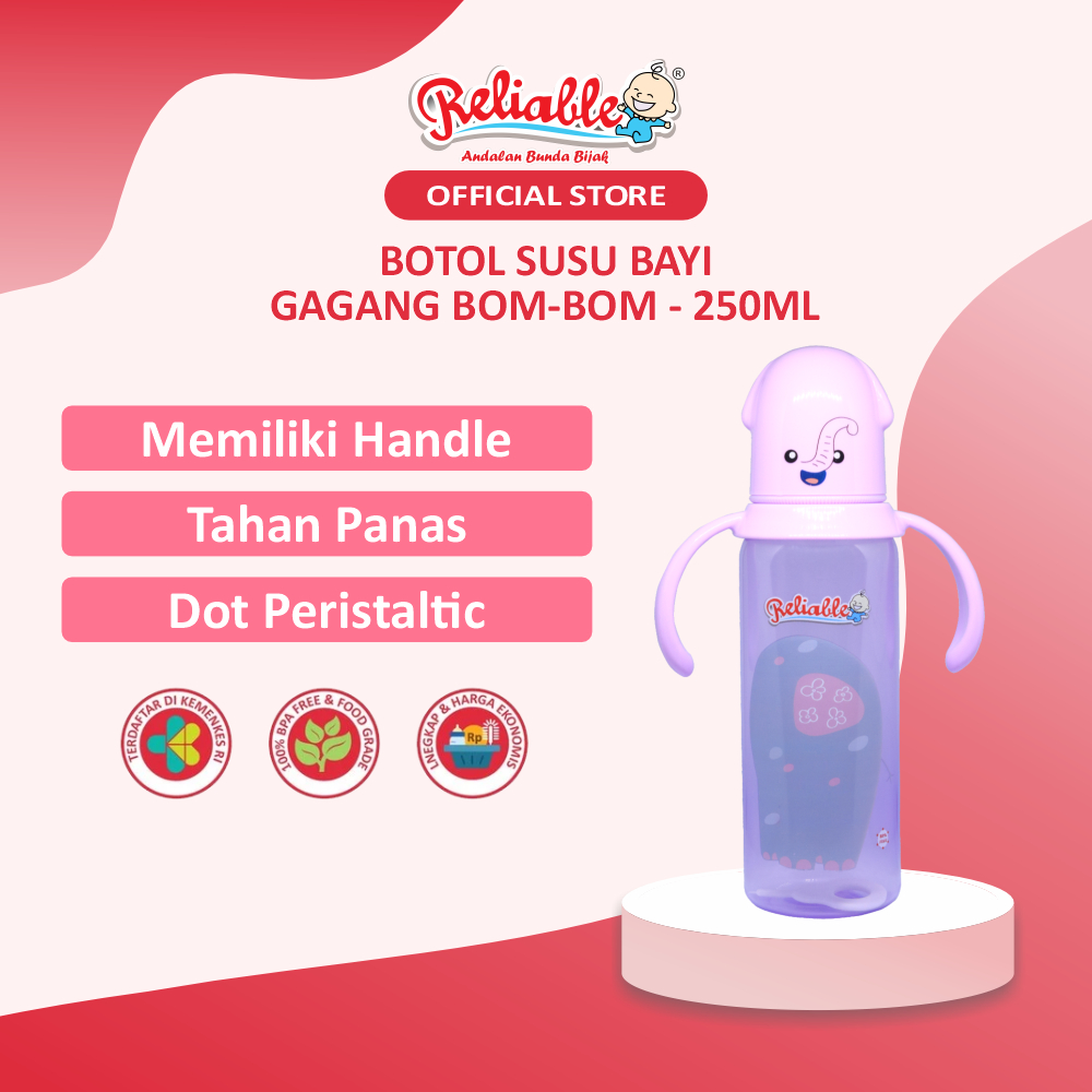 Jual Reliable Botol Susu Bayi Gagang Karakter BomBom | Shopee Indonesia