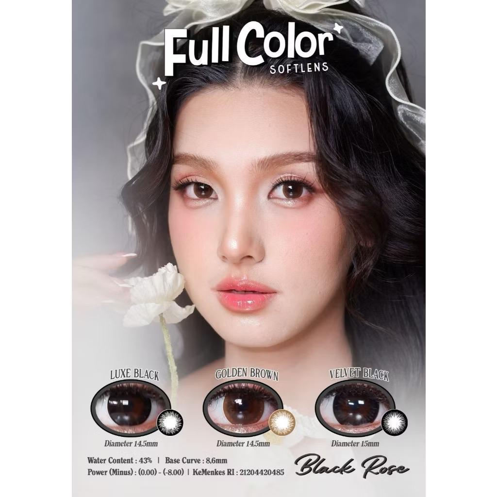 Jual Softlens Black Rose 14,5 MM 15 MM 16 MM Normal & Minus (-0,50 S/D ...
