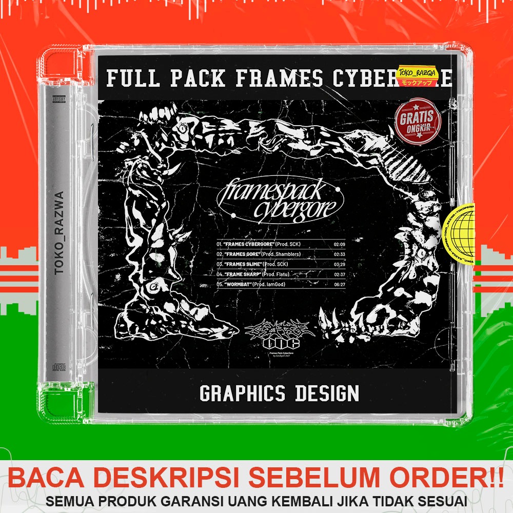 Jual Graphics Design - Full Pack Frames Cybergore - 240225 | Shopee ...