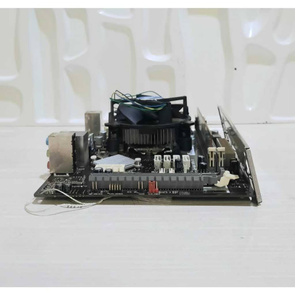 Jual Paket Motherboard Mobo Siap Pakai ECS H61H2-MV LGA 1155 Processor ...