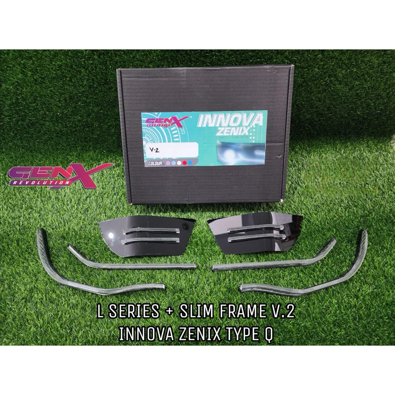 Jual L SERIES+SLIM FRAME INNOVA ZENIX GARIS 2 TYPE Q TANPA LED | Shopee ...