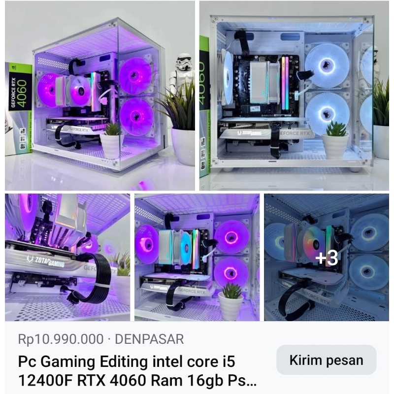 Jual PC SATU SET NVIDIA 4060 RTX SIAP PAKAI | Shopee Indonesia