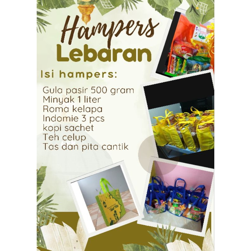 Jual Paket Hampers sembako Hemat/Parcel Lebaran Idul Fitri/ | Shopee ...