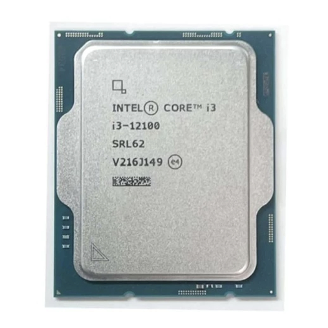 Jual Intel Core i3 12100 TRAY NON FAN (Intel LGA 1700) Tanpa BOX | Shopee Indonesia