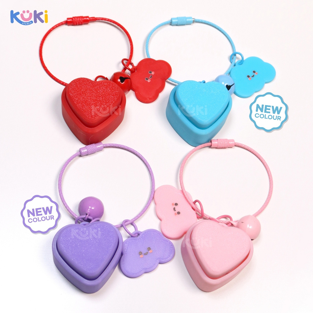 Jual Heart Series | Fidget Keychain | Heart Keychain | Ide Kado Couple ...