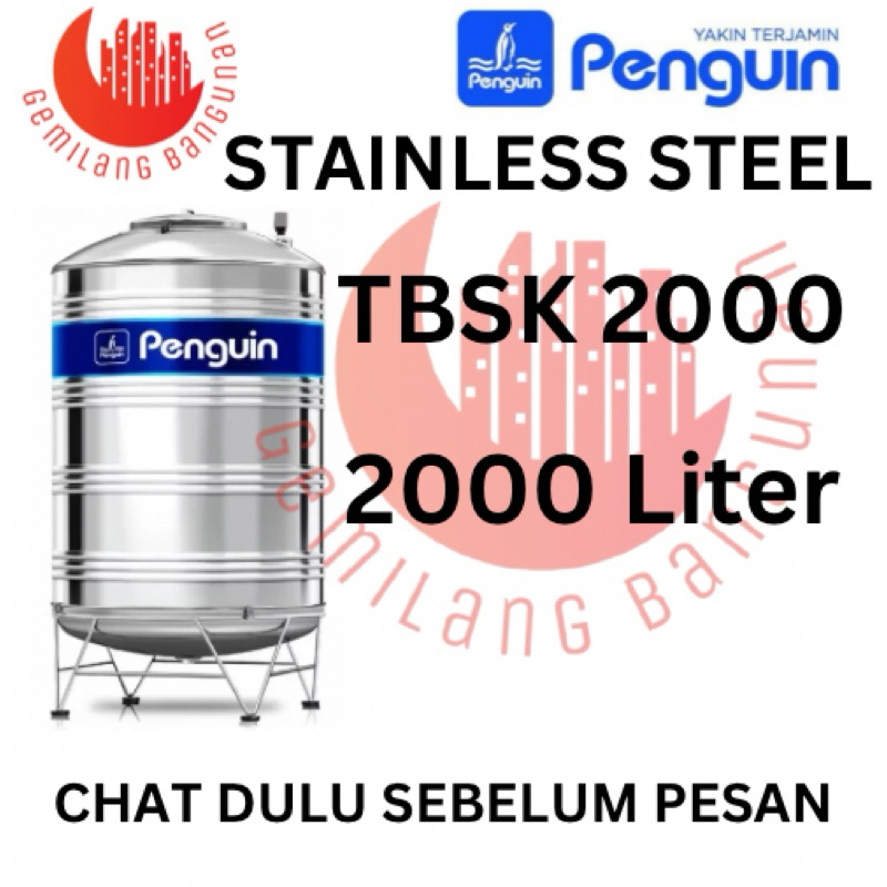 Jual Tangki Air Penguin / Toren Air Penguin TBSK 2000 ( 2000 Liter ...