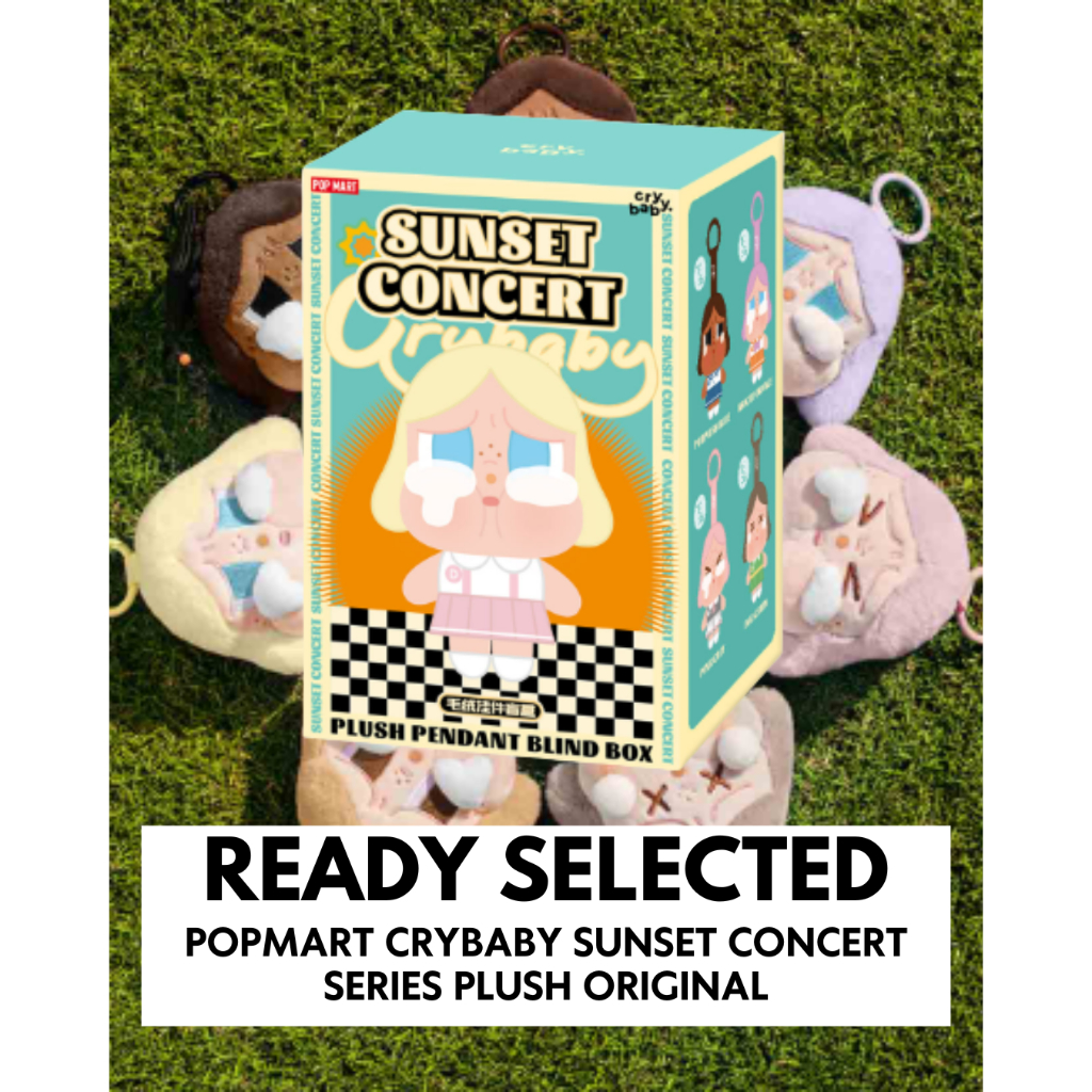 Jual [SELECTED] POPMART CRYBABY SUNSET CONCERT SERIES PLUSH ORIGINAL ...