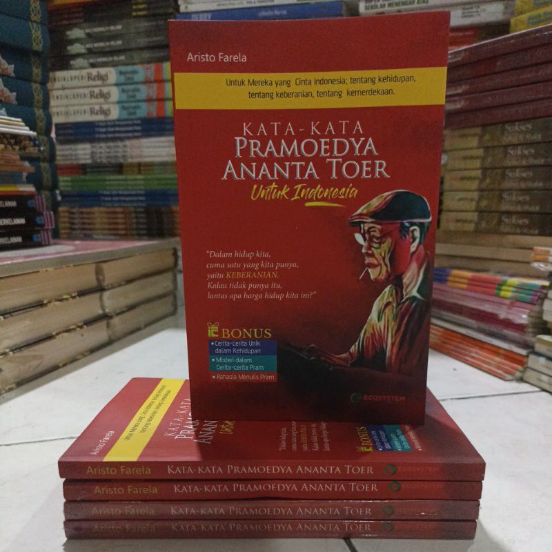Jual BUKU SEJARAH SASTRA / BACAAN MEMOAR / TOKOH / BIOGRAFIS / KATA-KATA PRAMOEDYA ANANTA TOER ...