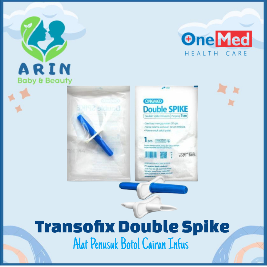 Jual Transofix Double Spike Infusion Onemed Alat Penusuk Botol Cairan ...