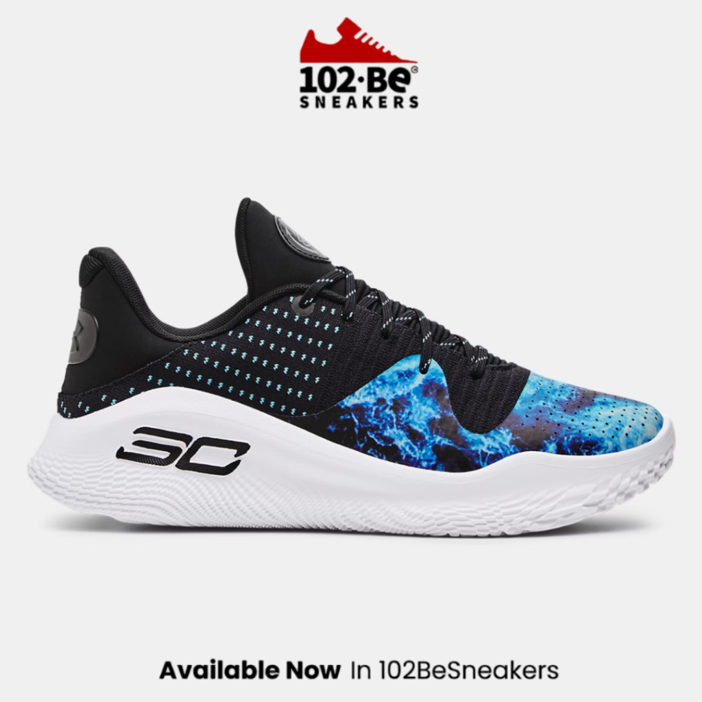 Jual Sepatu Basket UA Unisex Curry 4 Low FloTro Bruce Lee 'Dark Water ...