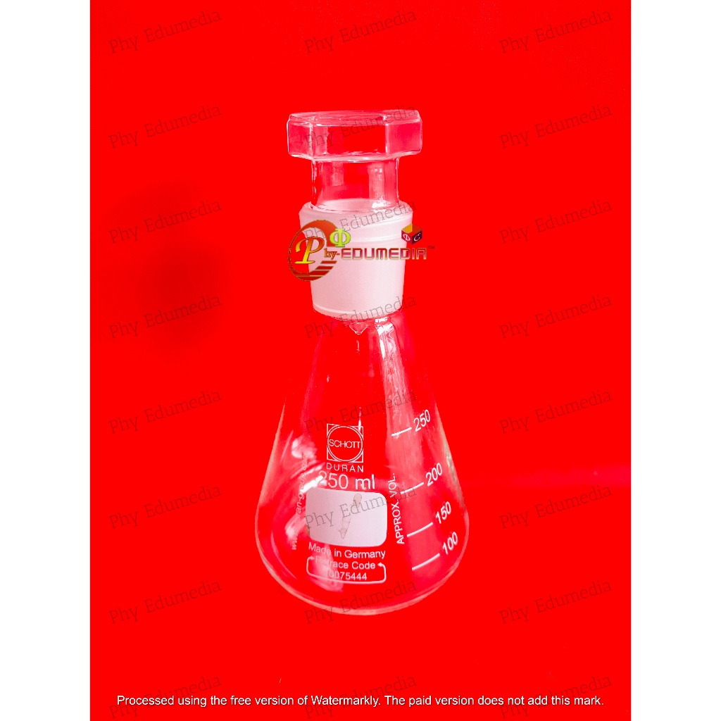 Jual Erlenmeyer Asah 100ml / Erlenmeyer Tutup Asah 100ml DURAN | Shopee Indonesia