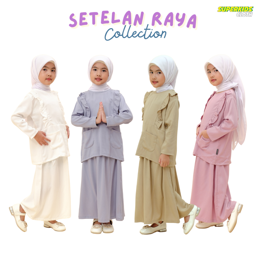 Jual Superkidscloth Setelan Rok Raya Collection Anak Perempuan Warna ...