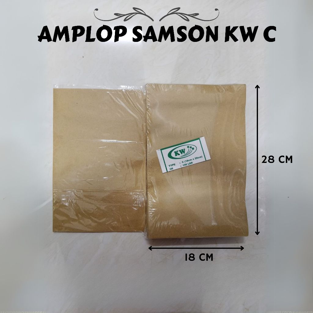 Jual Amplop Coklat SAMSON C 18x28 CM | Shopee Indonesia