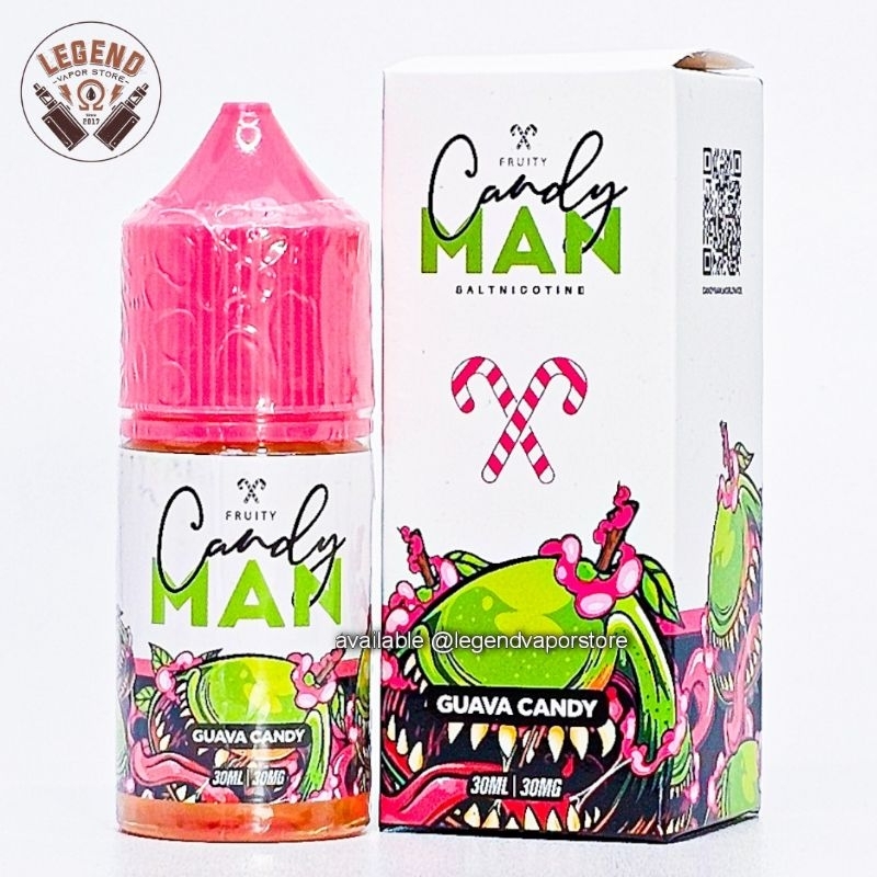 Jual SALT NIC - LIQUID CANDY MAN Guava Candy 30ML 30MG AUTHENTIC ...
