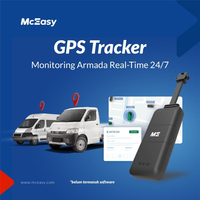 Jual McEasy GPS Tracker Lite (Pelacak Mobil dan Motor Live Tracking 24/7 dan Matikan Mesin Jarak ...