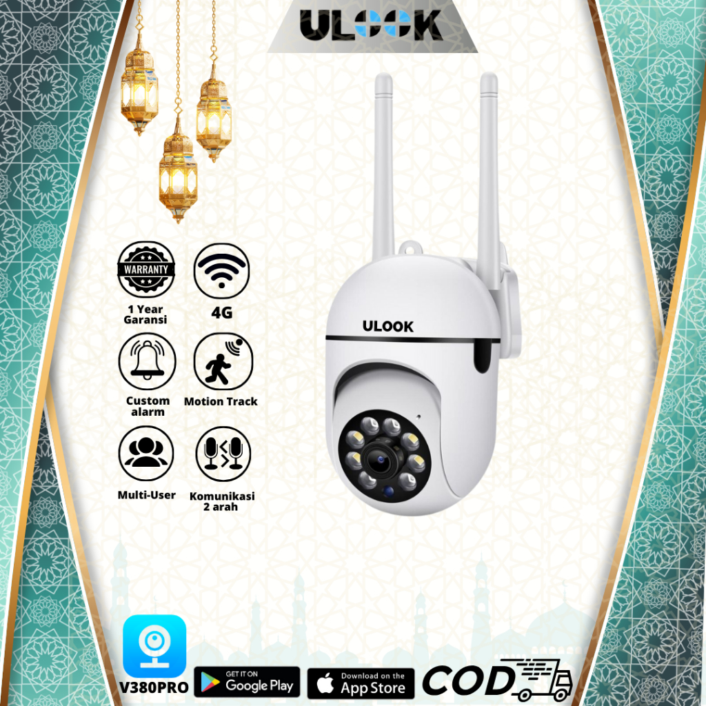 Jual "Special Ramadan" ULOOK CCTV 2 ANTENA COD Camera 2 Antena Wireless ...