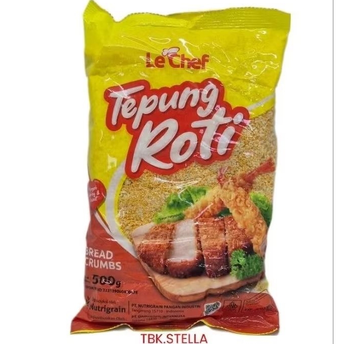 Jual TEPUNG ROTI / TEPUNG PANIR LE CHEF 500 GR | Shopee Indonesia