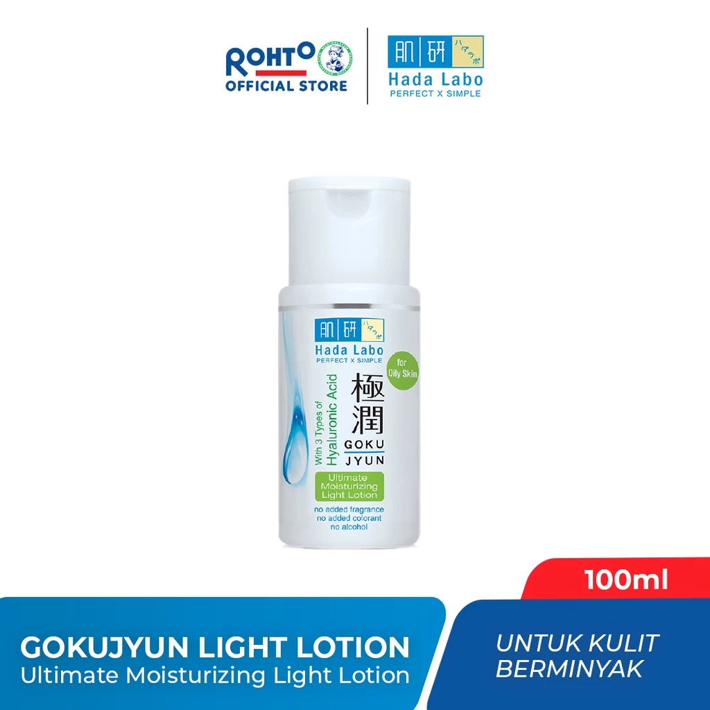 Jual Hada Labo Gokujyun Moisturizing Lotion Light 100ml | Shopee Indonesia