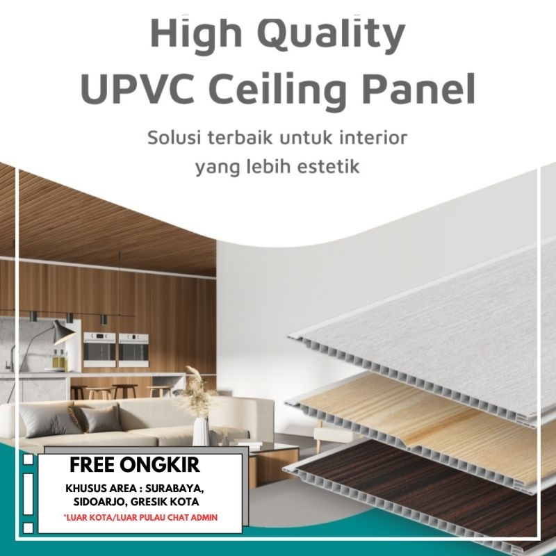 Jual PROMO PLAFON PVC TERSEDIA BANYAK MOTIF HARGA PER LEMBAR | Shopee ...