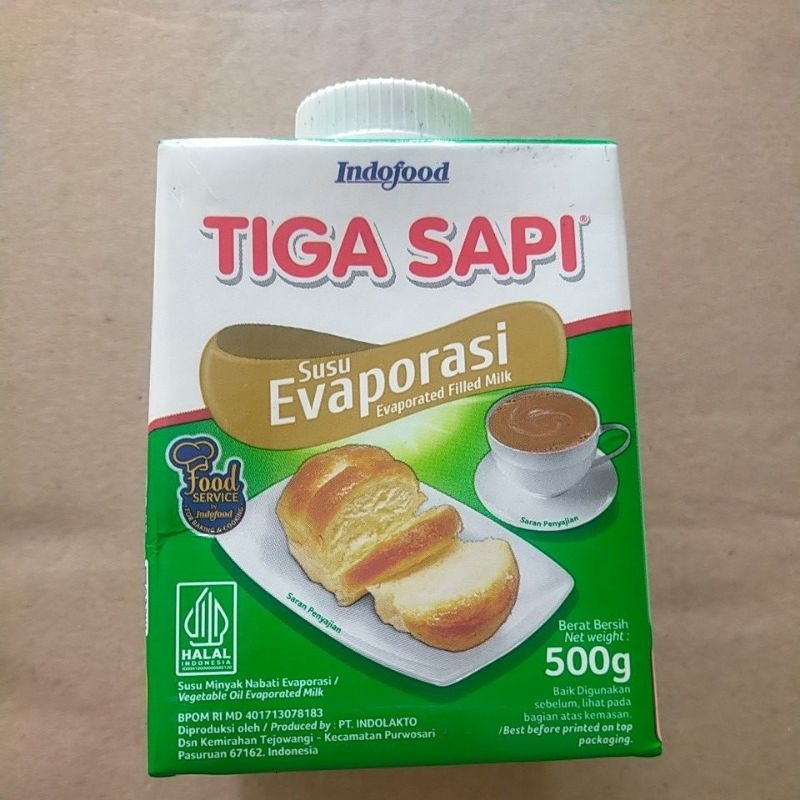 Jual tiga sapi susu evaporasi 500gr | Shopee Indonesia