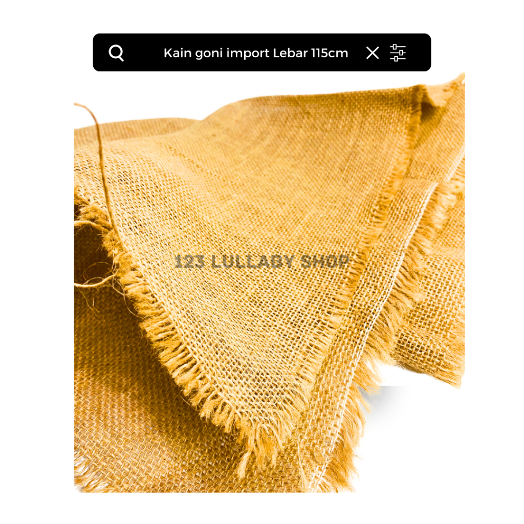 Jual Kain goni kain jute premium alas fotografi dekorasi ruangan coated ...