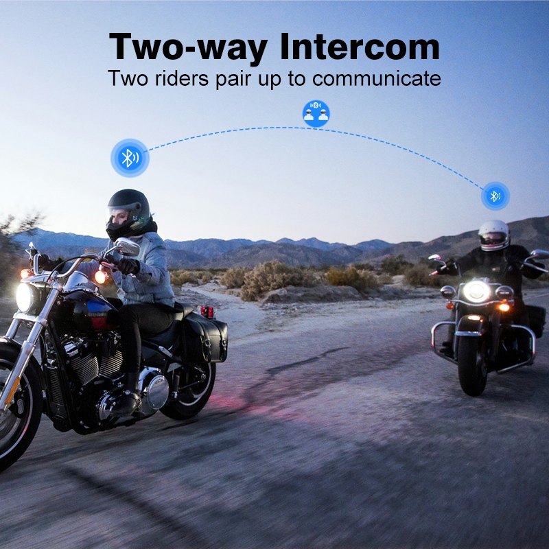 Jual Maxto X2 Intercom Bluetooth Radio FM Helm Music Sharing 2 Rider ...