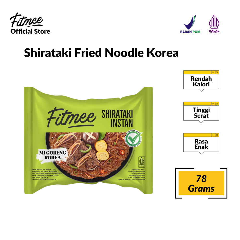 Jual Fitmee Shirataki Fried Noodle Korea 78 Gr | Shopee Indonesia