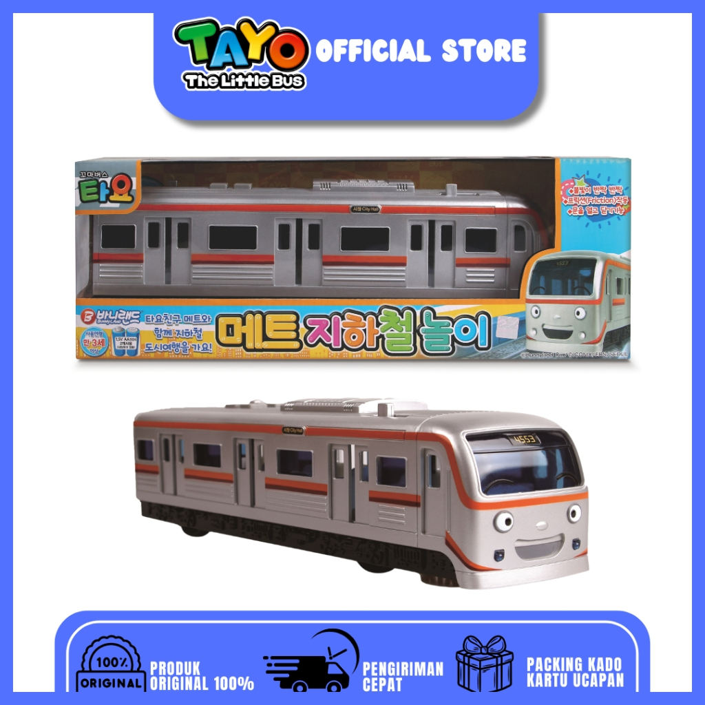 Jual Tayo The Little Bus 215912 Tayo Met Mainan Tayo Original | Shopee ...
