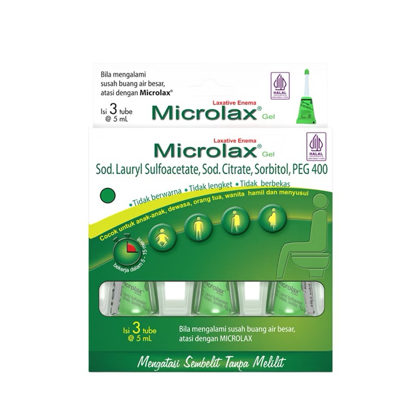Jual MICROLAX GEL 5 ML X 3 | Shopee Indonesia