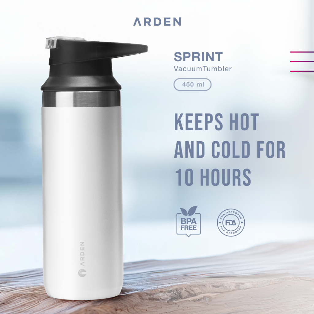 Jual ARDEN Sprint Tumbler 450ml - Botol Minum Stainless Steel Double ...