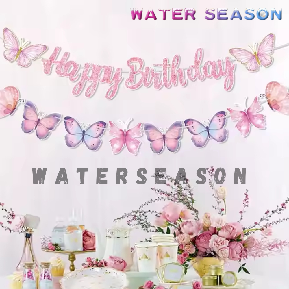 Jual Banner Happy Birthday Karakter Animasi (HelloKitty, Labubu ...