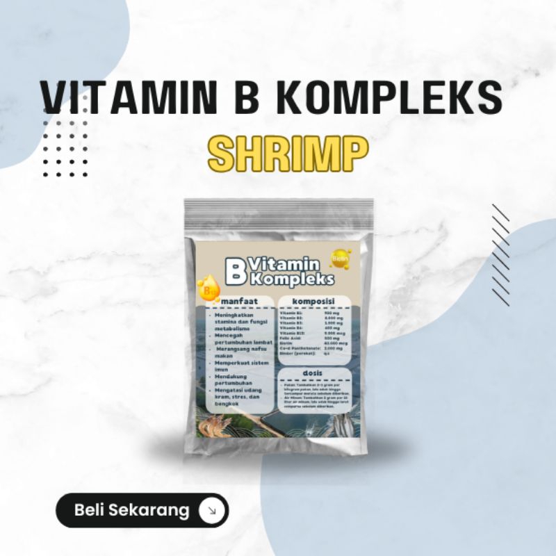 Jual VITAMIN B KOMPLEKS AQUATIQ @1kg, VITAMIN DAN SUPLEMEN PAKAN TERNAK ...