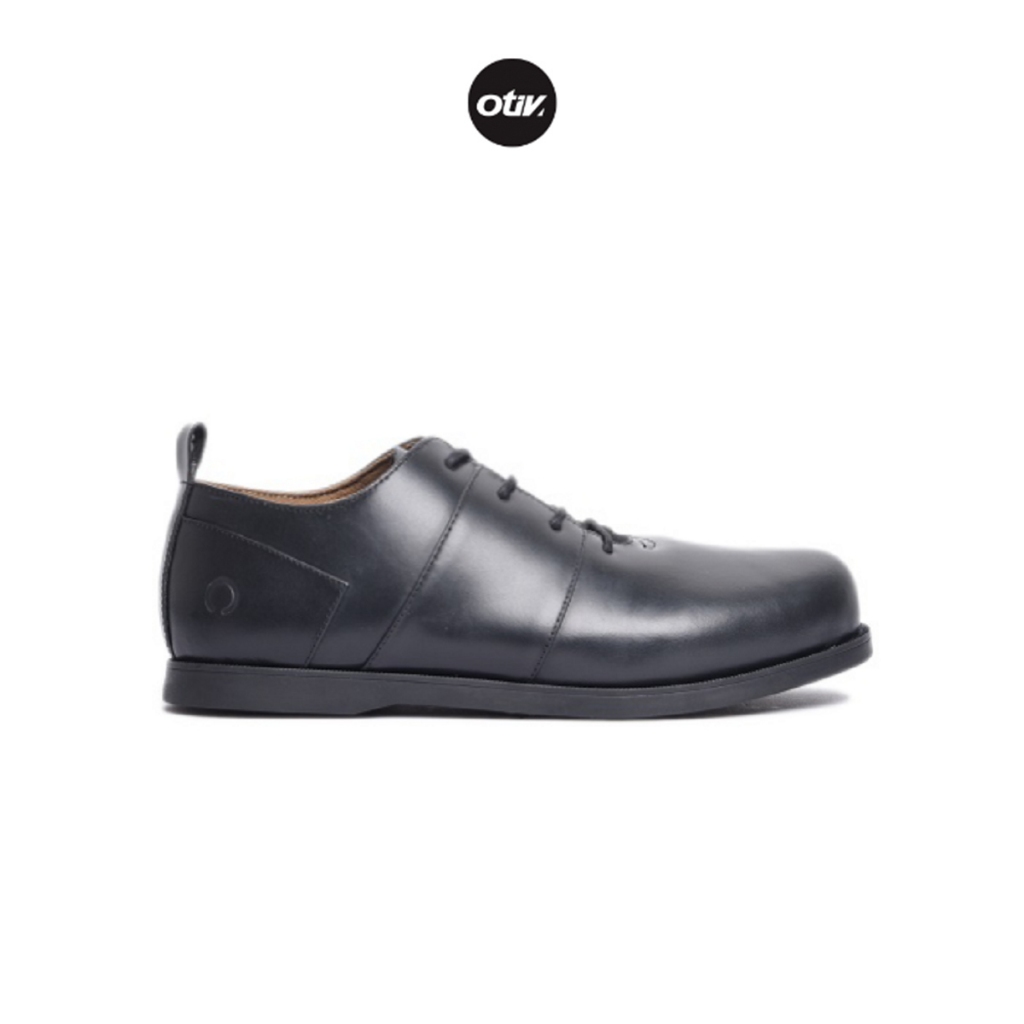 Jual OTIV Otsu Black - Sepatu Kulit Kerja Ngantor Kondangan Formal Pria ...