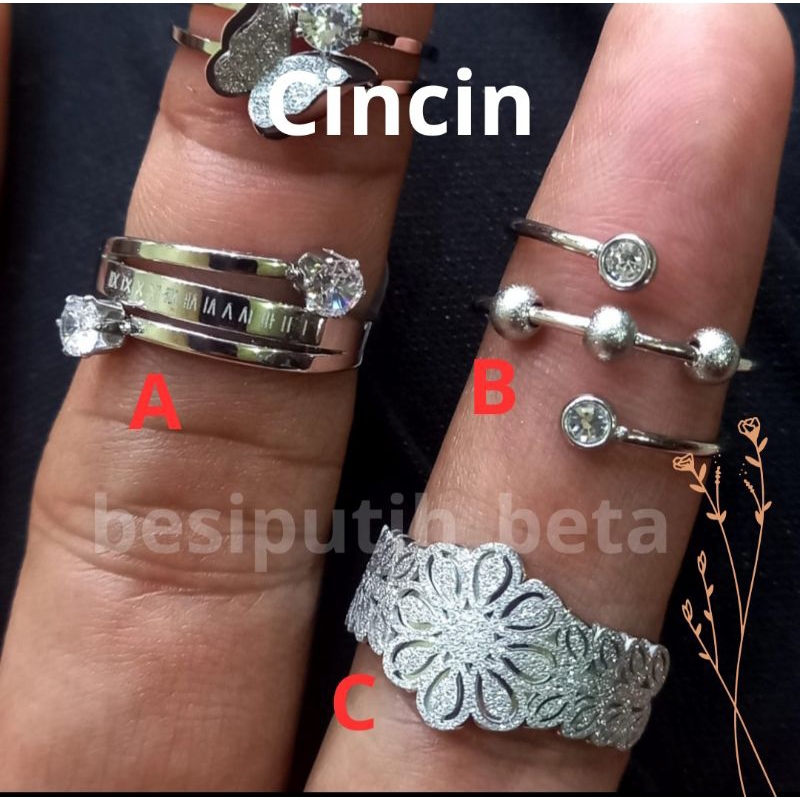 Jual cincin besi putih ambon | Shopee Indonesia