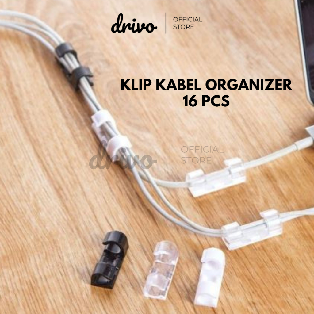 Jual Klip Kabel Organizer Merapikan Kabel Perangkat Elektronik | Shopee ...