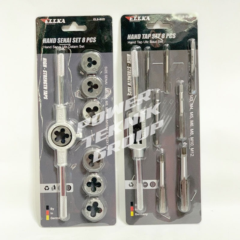 Jual BANTING HARGA !! TEKIRO 8 Pcs Hand tap and die set Alat Snai dan ...