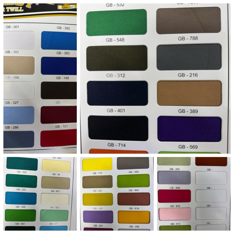 Jual Kain Katun Special Twill Polos Premium / Bahan Twill Premium ...