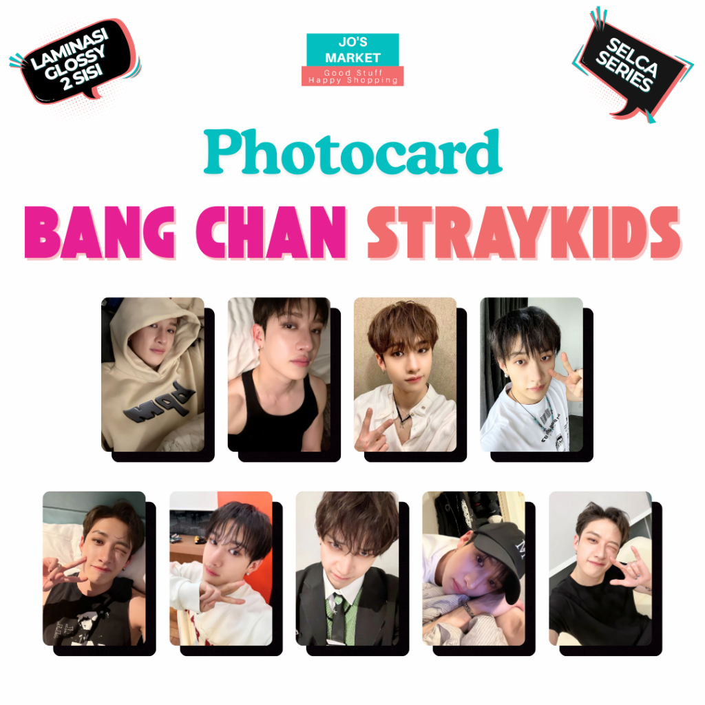 Jual Photocard Bang Chan Stray kids SKZ Selca Series Selfie STAY ...