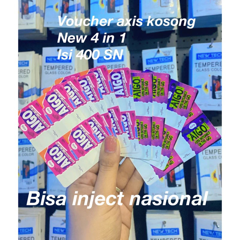 Jual VOUCHER KARTU KOSONG AXIS MURAH 1 KOTAK 400 SN NASIONAL SELURUH DAERAH EX 2026 | Shopee ...