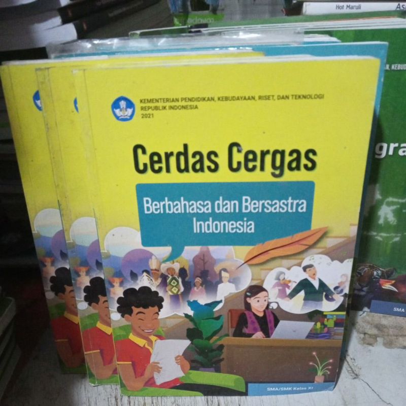 Jual BUKU CERDAS CERGAS BERBAHASA DAN BERSASTRA INDONESIA SMA KELAS XI/11 KURIKULUM MERDEKA 2021 ...