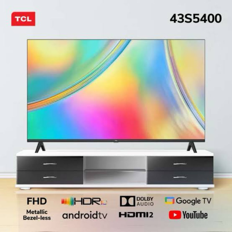 Jual TV TCL 43 inch S5400A FHD/HD Smart TV | Shopee Indonesia