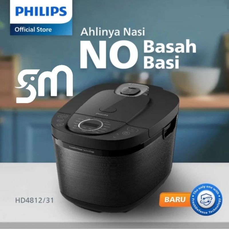 Jual Rice cooker Philips HD-4812 / 31 Digital Magic com HD4812 1.8 L 18 ...