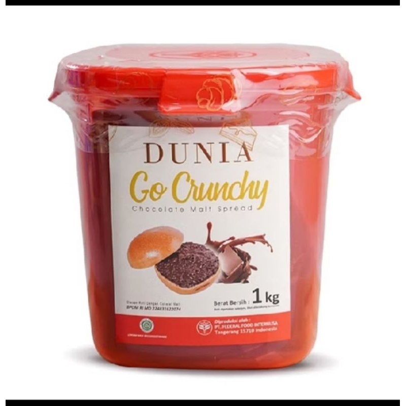 Jual Coklat-dunia go crunchy-1kg | Shopee Indonesia