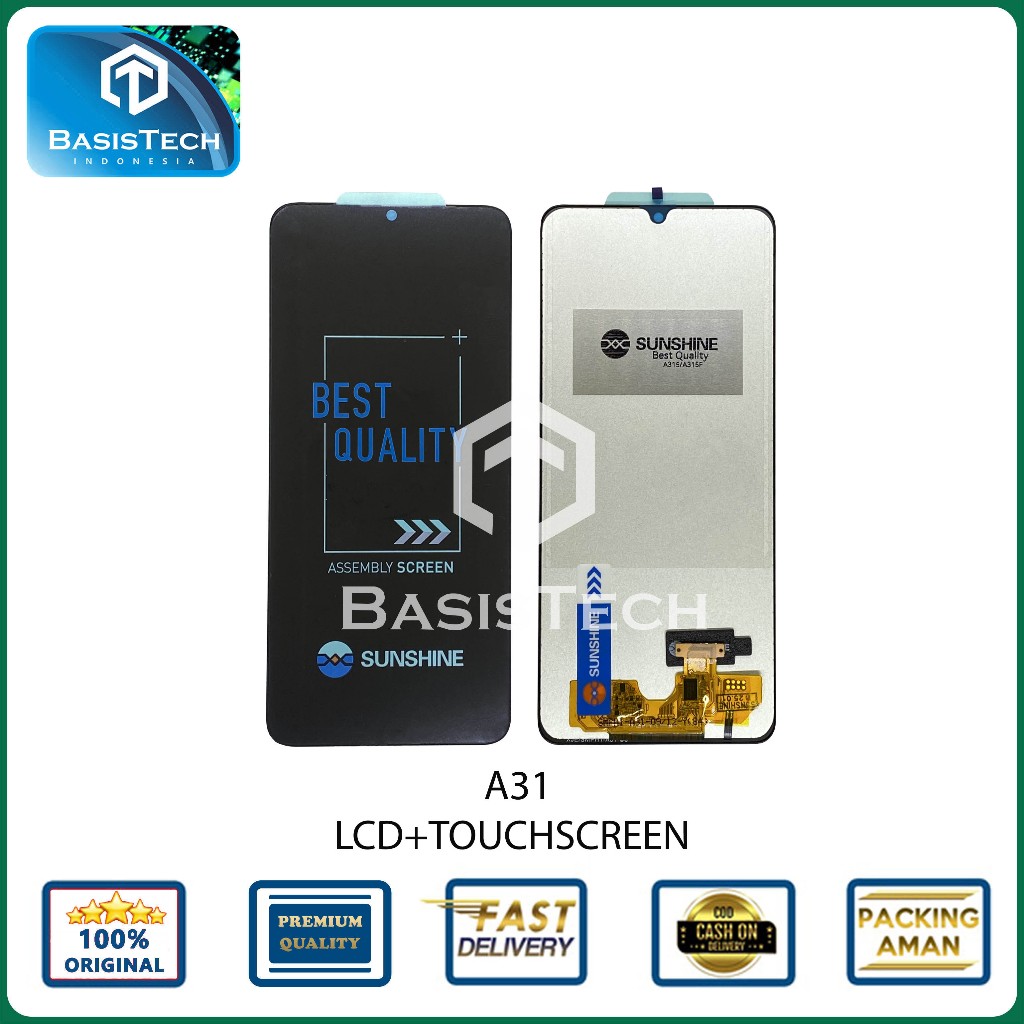 Jual LCD SAMSUNG A31 - A315 - A315F - SUNSHINE BEST QUALITY | Shopee ...