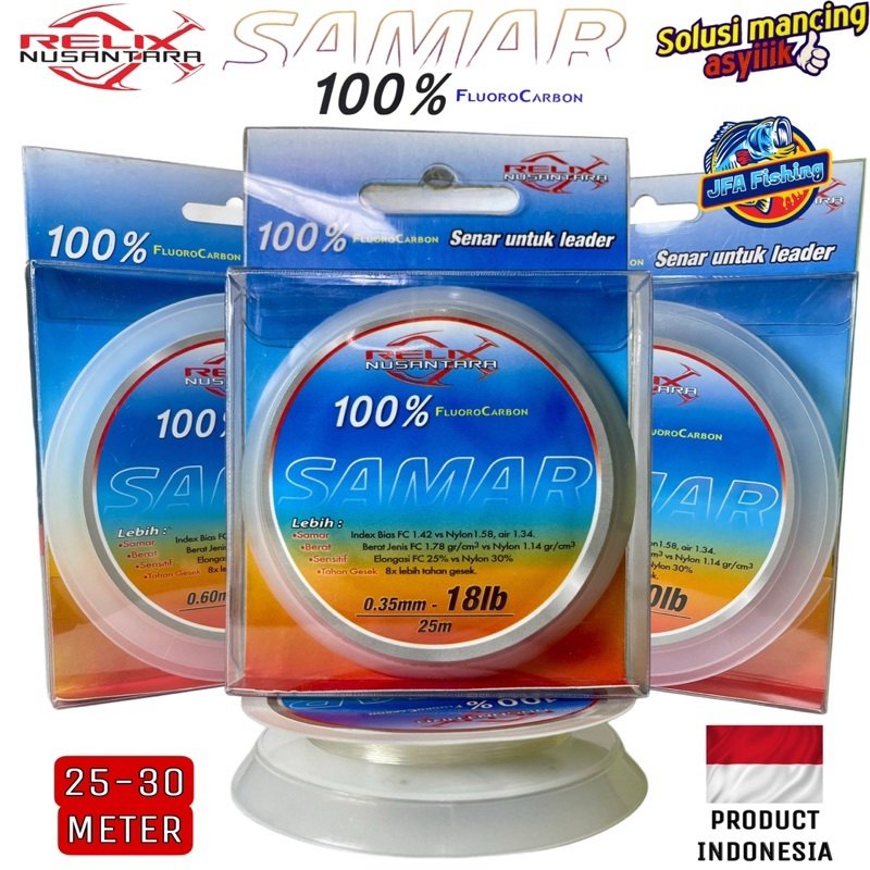 Jual Senar Leader Relix Nusantara SAMAR 100% FluoroCarbon 25/30Meter | Shopee Indonesia