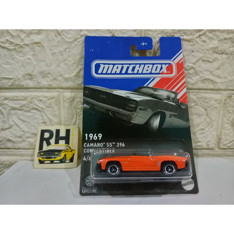 Jual Matchbox 1969 Camaro SS 396 Convertible series | Shopee Indonesia